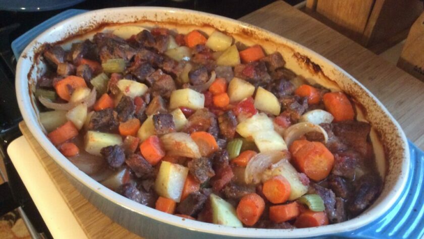 Oven Baked Beef Stew | Baking Naturally